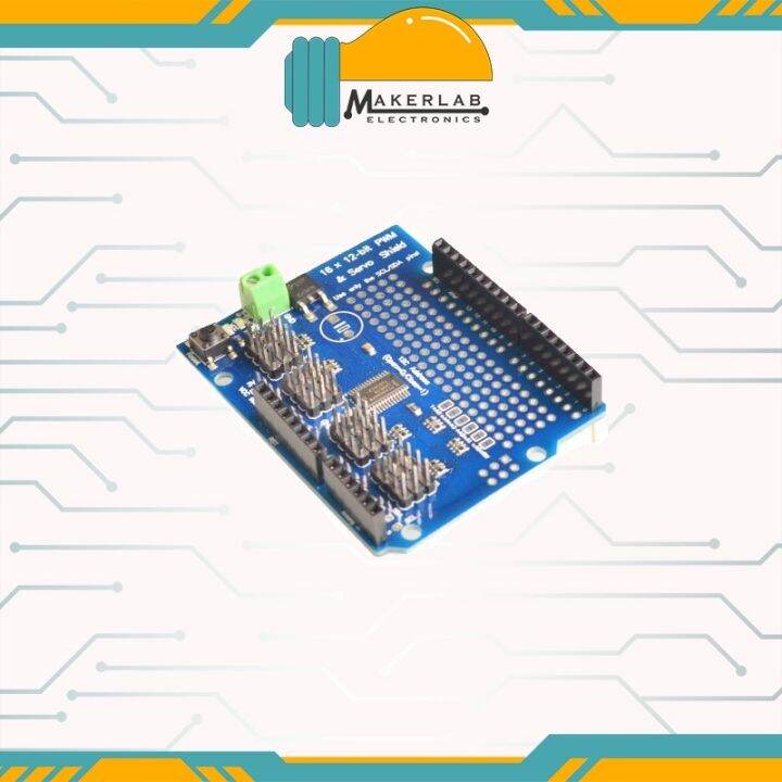 16-Channel 12-bit PWM Servo Shield I2C Interface | Lazada PH