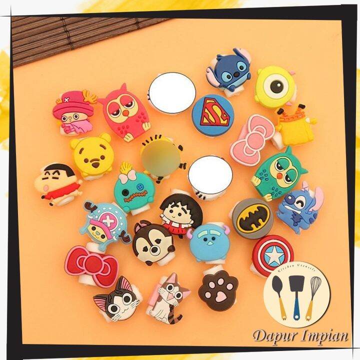 👨🏻‍🍳👩🏻‍🍳Cute Cartoon Design USB Cable Protector From Breaking Or Damage ...