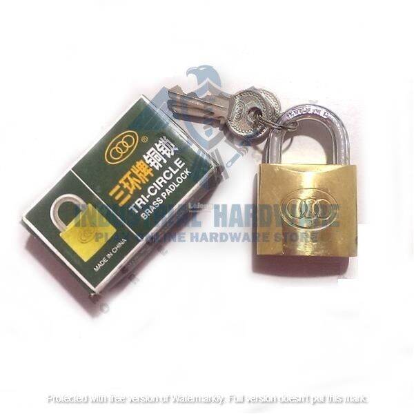 Tri Circle Brass PadLock (32mm to 63mm) | Lazada