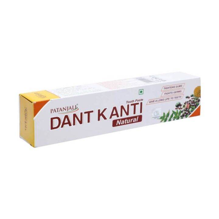 Patanjali Dant Kanti - Natural Toothpaste For Shiny Teeth From India ...