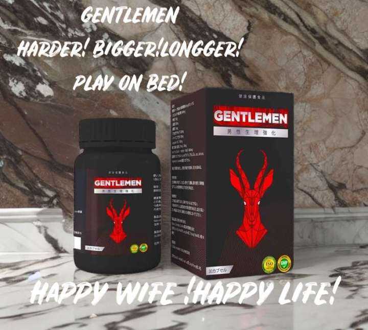 Original GENTLEMEN Capsules for Men | 30 Capsules | 1 Bottle in Box ...