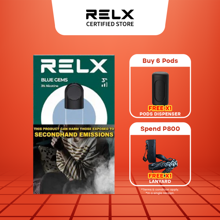RELX INFINITY POD- BLUE GEMS 18mg/ml Nicotine | Lazada PH