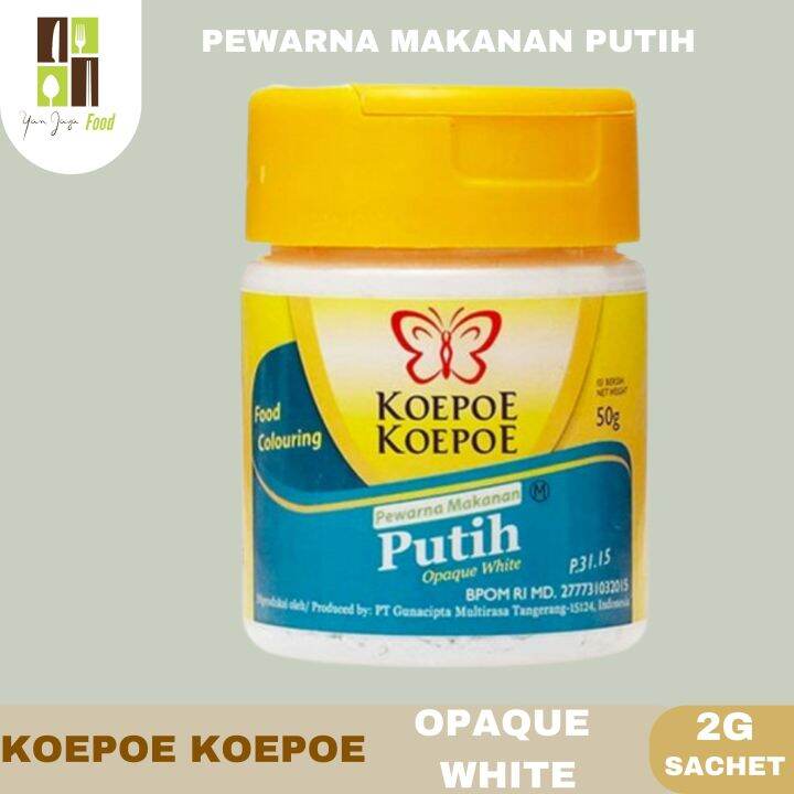 Koepoe Koepoe/Kupu Food Colouring Opaque White /Pewarna Makanan Putih ...