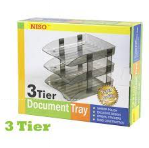 Niso 3 Tier Document Tray/ Tray 3 Tingkat/ File Document Tray 3 Tier ...