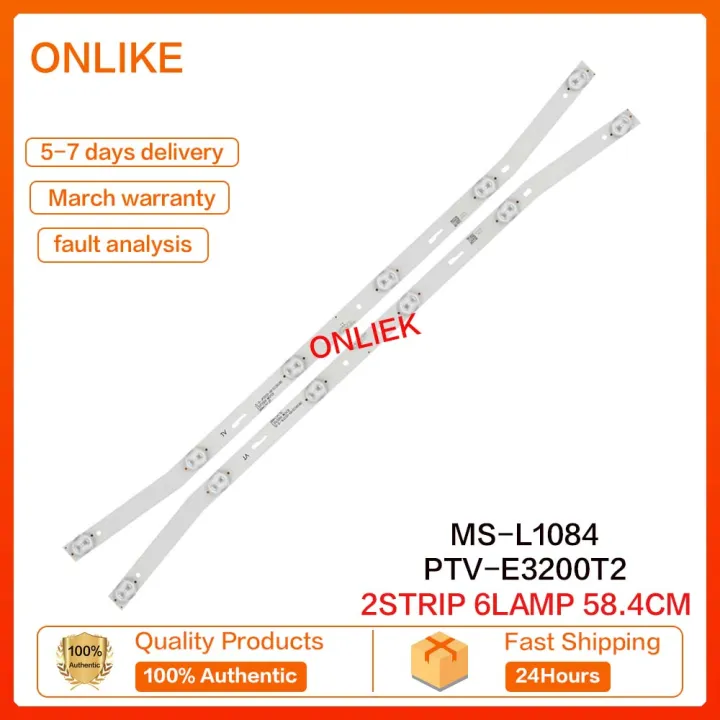 32"LED TV BACKLIGHT Ms-l1084 LCD TV R72-32D04-020-13 CBE-01 E365061 ...