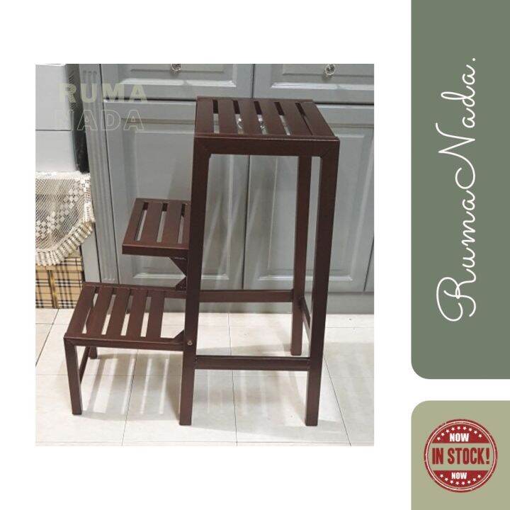 3V Metal 3 Tier Step Stool /Ladder Folding Chair / Kerusi Tangga Lipat ...