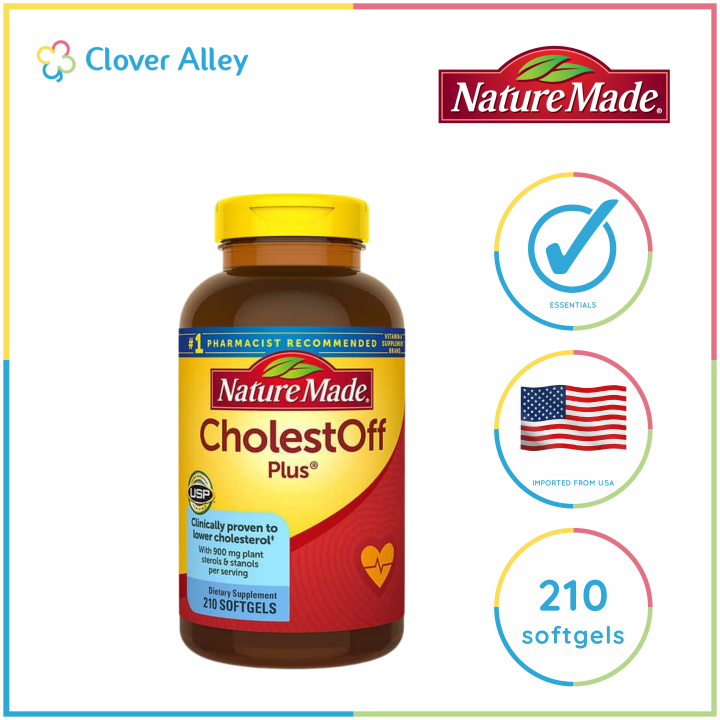 Nature Made CholestOFF Plus, 210 Softgels (06/2024 exp) | Lazada PH