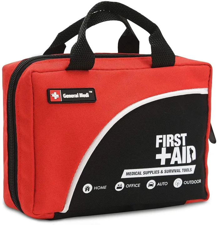 First Aid Kit -160 Pieces Compact and Lightweight - Including Cold (Ice ...