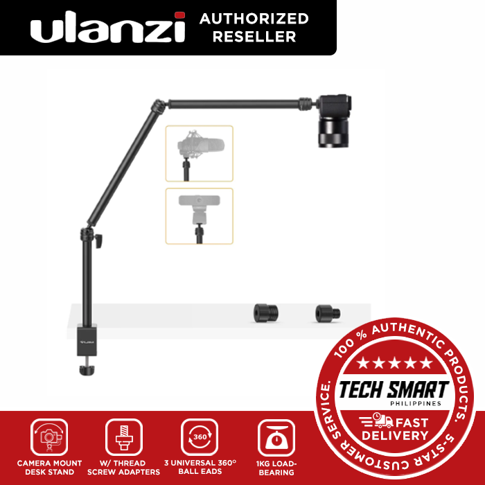 ULANZI VIJIM LS08 Flexible Overhead Camera Mount Desk Stand | Lazada PH