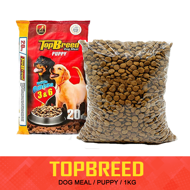 Top Breed Dog Meal Puppy 1kg Dry Dog Food for All Breeds | Lazada PH