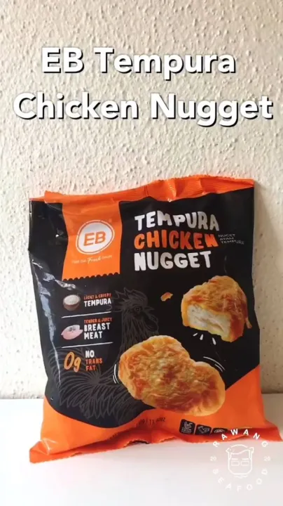 EB Tempura Chicken Nuggets 380g 炸鸡块 Makanan Sejuk Beku Laut 冷冻加工炸食品 ...