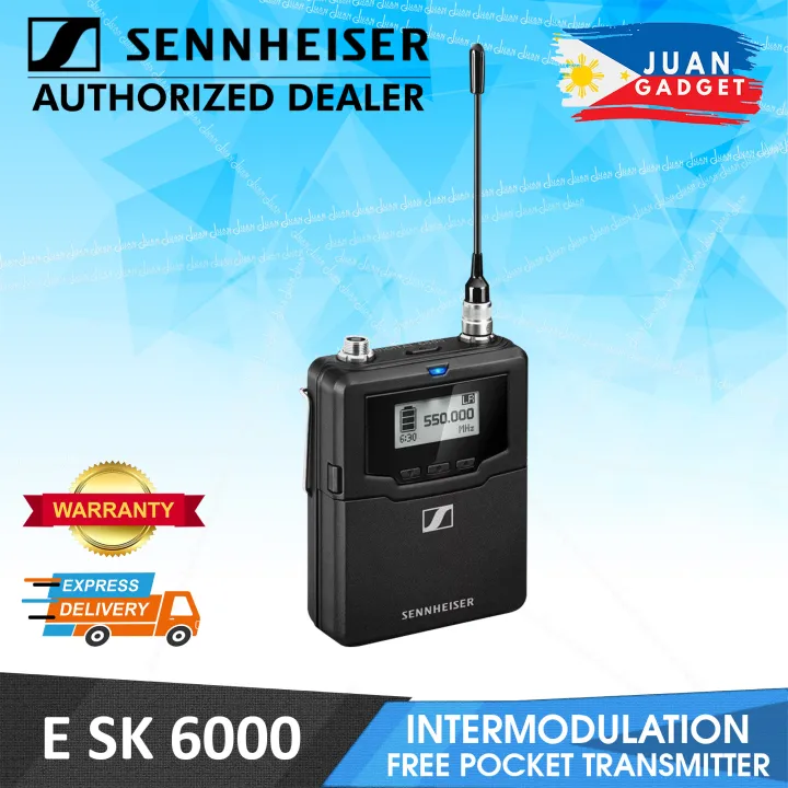 Sennheiser SK 6000 Digital Wireless Bodypack Transmitter (A1-A4: 470 to ...