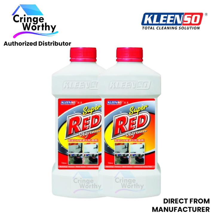 2x KLEENSO Super Red Degreaser 1 Litre | Lazada