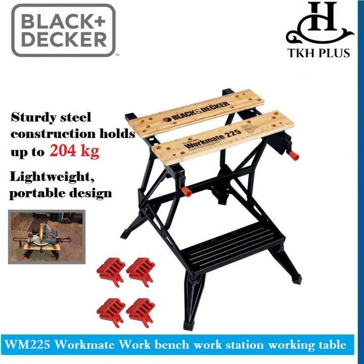 BLACK & DECKER WM225-JPR Portable Work Bench / Workmate | Lazada