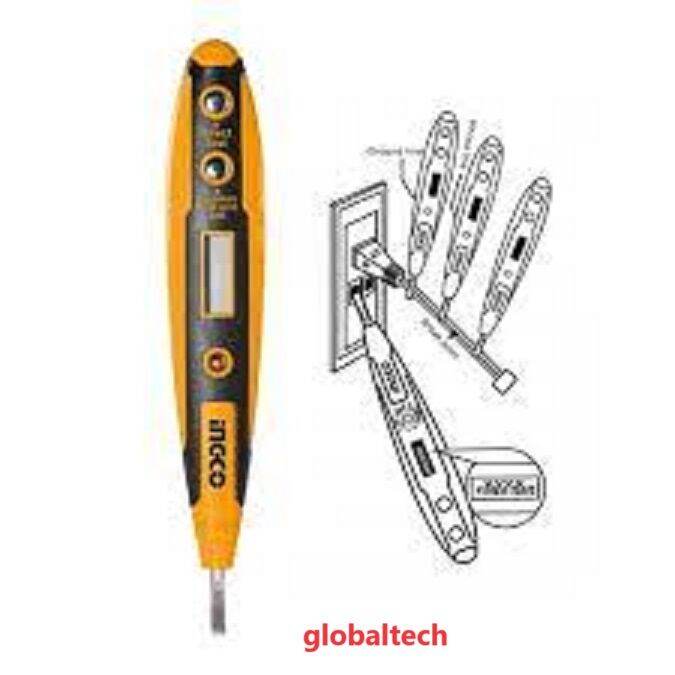 INGCO HSDT2201 TESPEN DIGITAL AC DC TEST PENCIL ELECTRIC TEST PEN ...