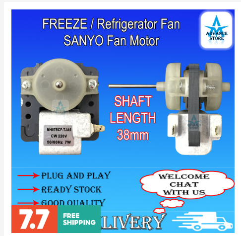 Universal refrigerator, refrigerator, freezer motor, fan, Sanyo Sharp ...