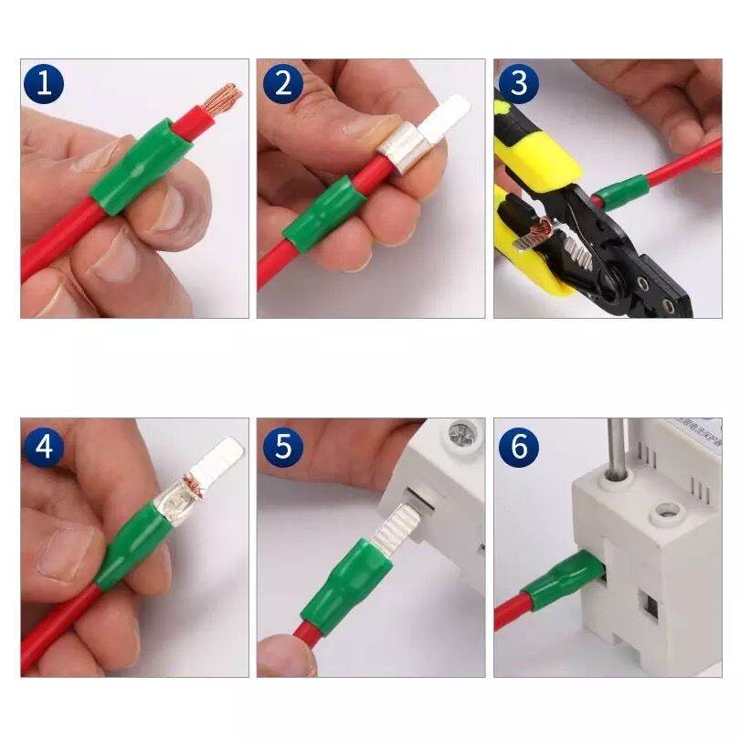 หางปลา C45-1.5 C45-2.5 C45-4 C45-6 C45-10 C45-16 C45-25 แพ็ค 10 ตัว 100 ตัว