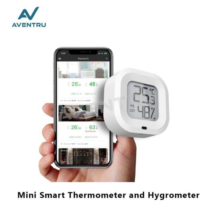 Smart Hygrometer Thermometer Ruangan Digital Termometer Higrometer ...