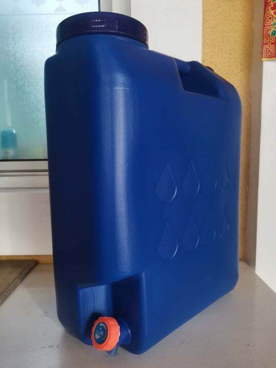 5 Gallon Water Container with Faucet (Blue) | Lazada PH