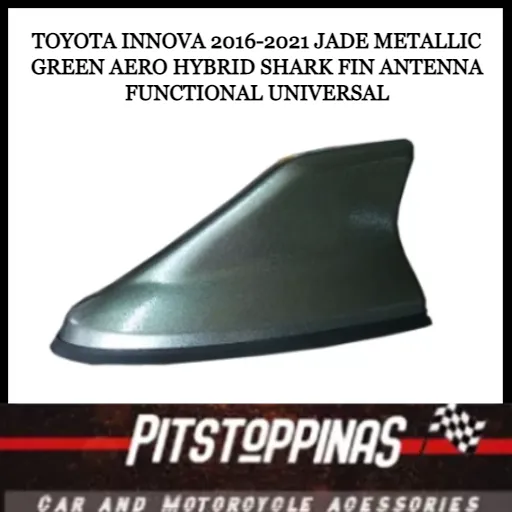 Toyota Innova 2016-2021 Alumina Jade Metallic Green Aero Hybrid Shark ...