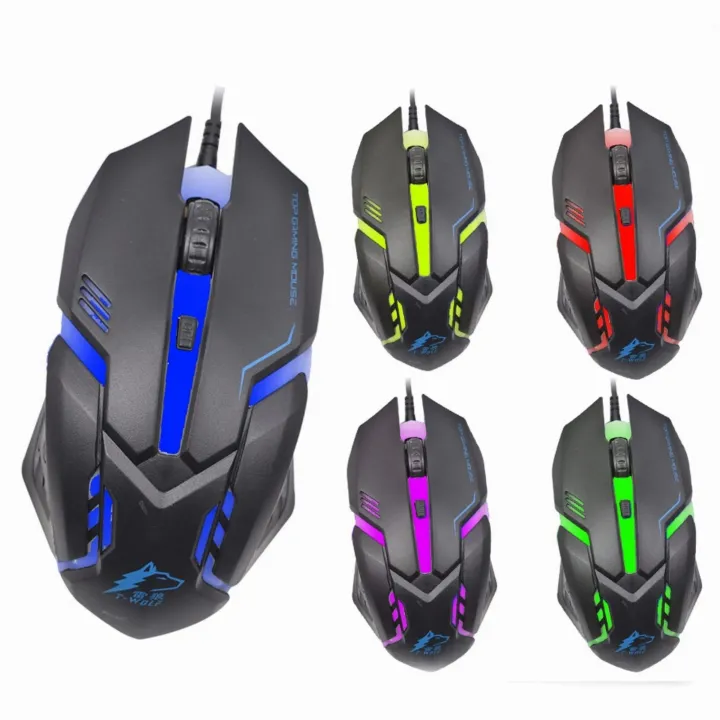 Wired Gaming 6D Optical Changing Color Led Mouse | Lazada PH