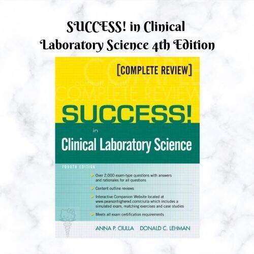 SUCCESS! in Clinical Laboratory Science 4th Edition | Lazada PH