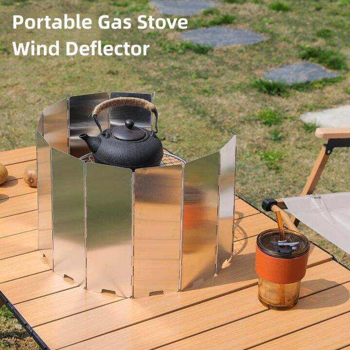 [Local Delivery] 9/10 Slice Plates Portable Aluminum Alloy Outdoor Camp ...