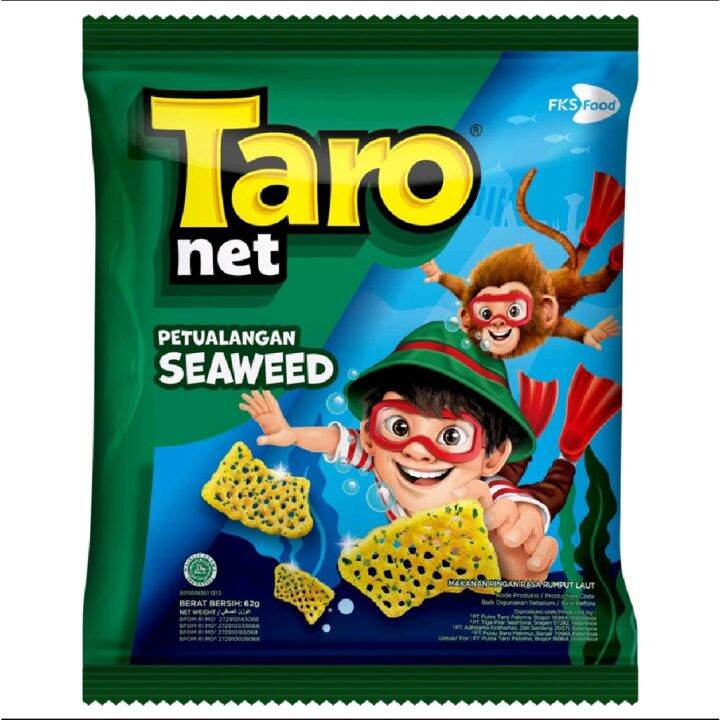 Taro Net Seaweed 1 Renceng isi 10 pcs | Lazada Indonesia