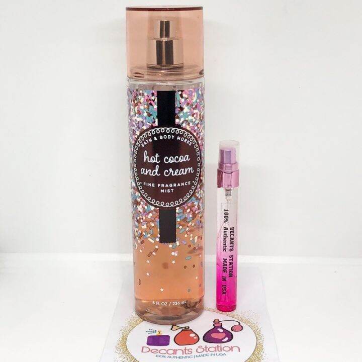 10ml TRIAL SIZE! Authentic Bath & Body Works HOT COCOA & CREAM Fine ...