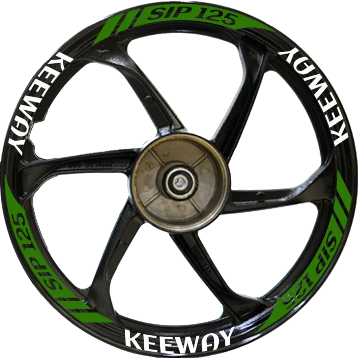 SIP 125 KEEWAY MAGS STICKER DECALS (set good for 2 wheels, front and ...