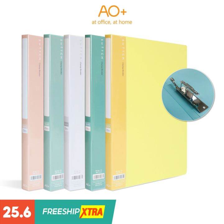 Bìa kẹp file tài liệu Switch ON AO+, nhựa PP/A4, gáy 15mm WB115 | Lazada.vn