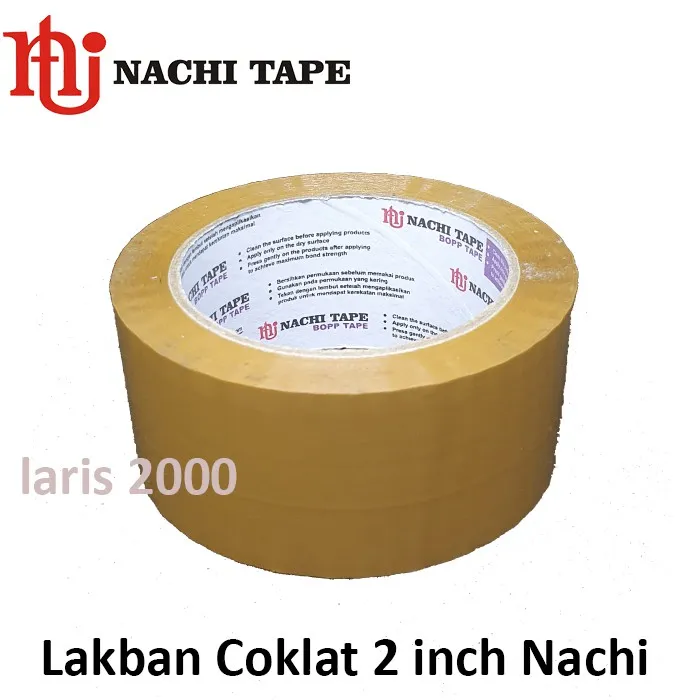 Lakban Coklat / Selotip opp 2 inch Nachi | Lazada Indonesia
