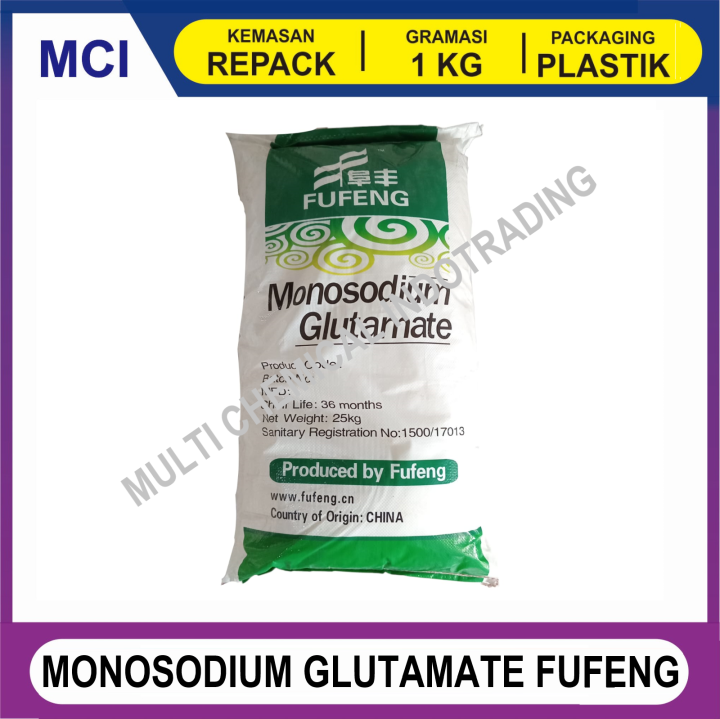 MONOSODIUM GLUTAMATE MSG FUFENG 20-40 MESH - REPACK 1 KG / VETSIN MURNI | Lazada Indonesia