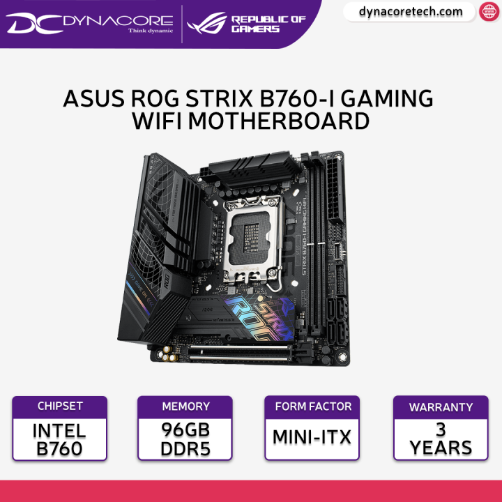 DYNACORE - Asus ROG STRIX B760-I GAMING WIFI D5 / DDR5 Intel B760 (LGA ...