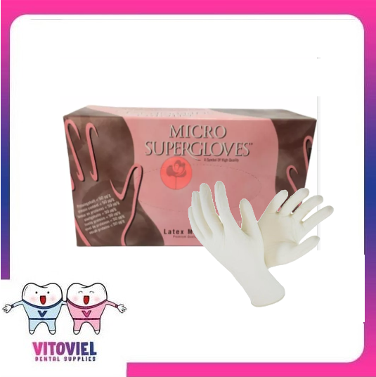 Micro Supergloves powder free latex gloves Small | Lazada PH