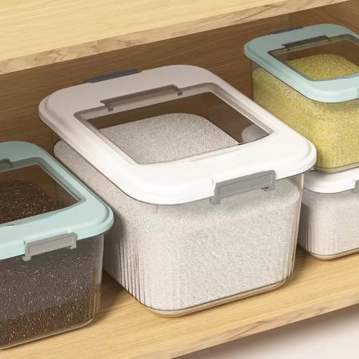 6-10KG Rice Storage Container Food Storage Containers with Lids Home ...