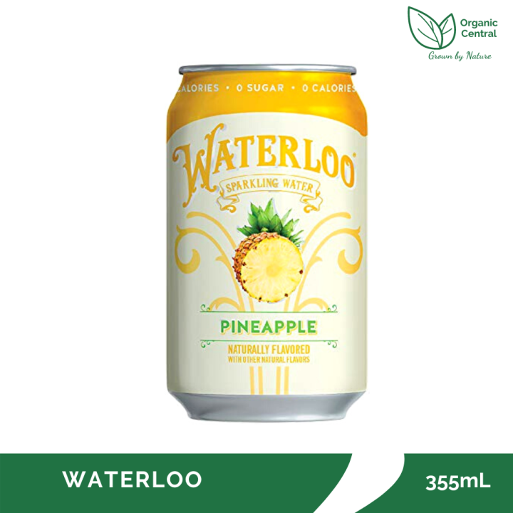 Waterloo Pineapple Sparkling Water 355mL | Lazada PH