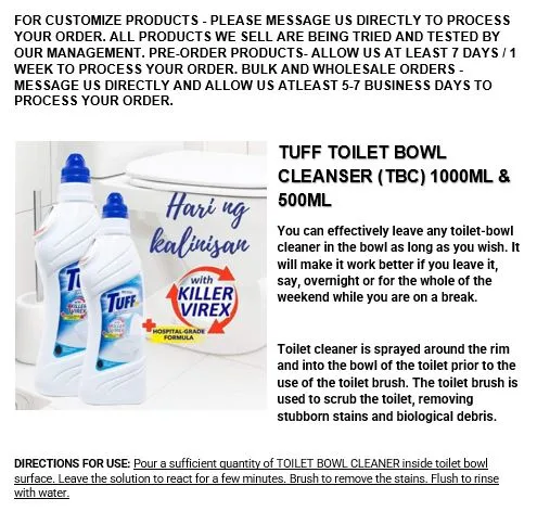 TUFF TOILET BOWL CLEANSER (TBC) 1000ML | Lazada PH