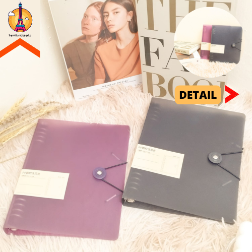 Map Binder Plastik Ukuran A5 B5 Dengan Tali Pengait Penutup Tanpa ...