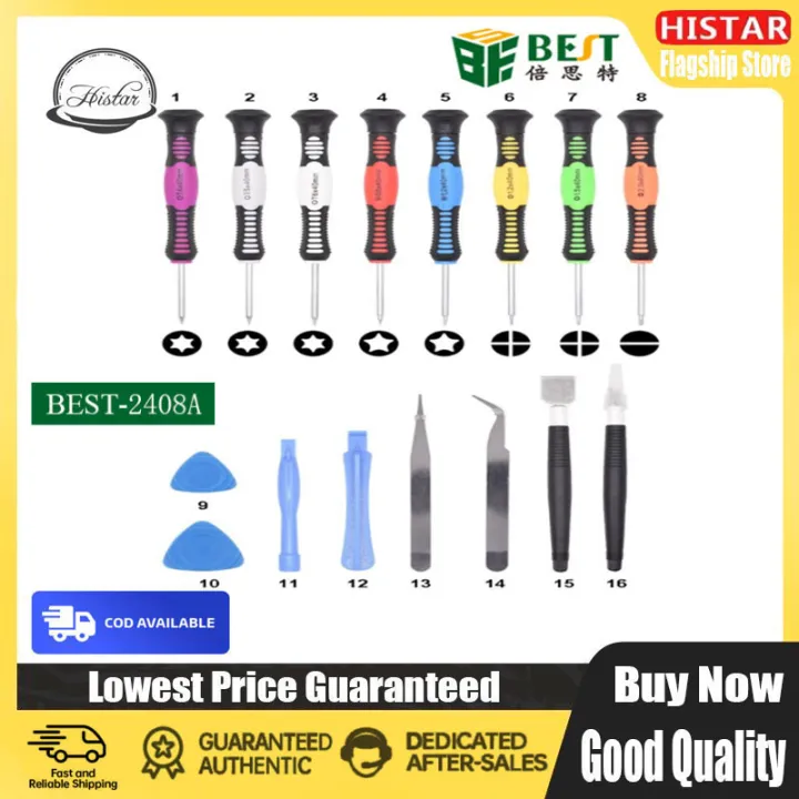 Best BST-2408A Multifunction 16 In 1 Opening Tools Set Screwdriver Set ...