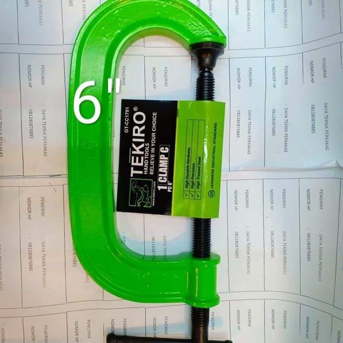 TEKIRO - CLEM C 6" - CLAMP C TEKIRO 6" - ALAT PENJEPIT TEKIRO | Lazada ...