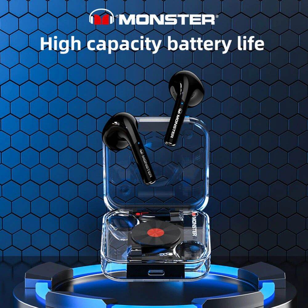 Monster XKT01 หูฟังบลูทูธแบตอึด BT 5.2 TWS ENC ลดเสียงรบกวน Waterproof ...