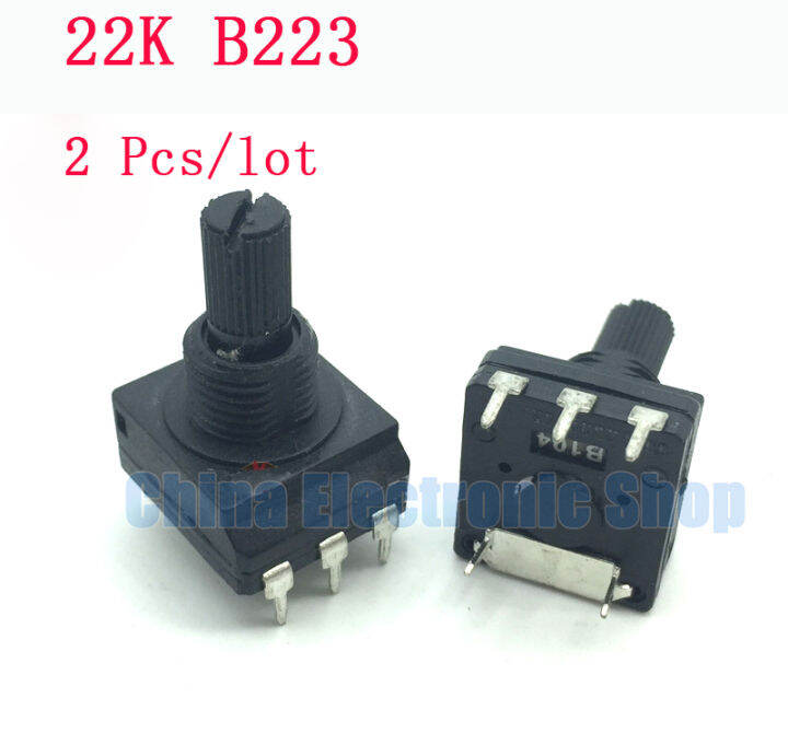 2 Pcs/lot 1K B102 100K B104 10K B103 22K B223 5-Pin Potentiometer WSE ...