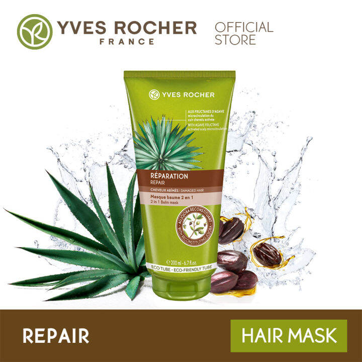 Yves Rocher Repair Hair Mask 200 ml | Lazada Indonesia