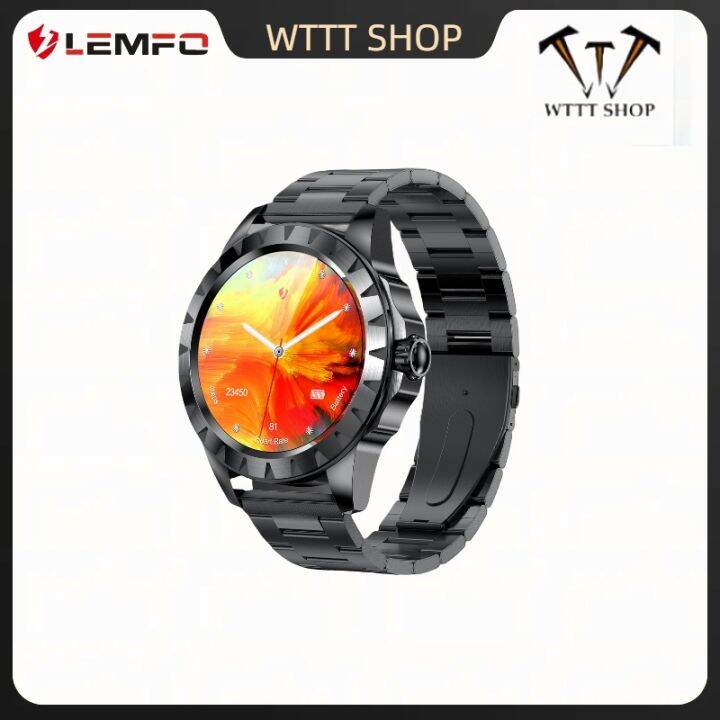 LEMFO Smart Watch Man LEMZ Amoled Screen Smartwatch 2021 Bluetooth Call ...