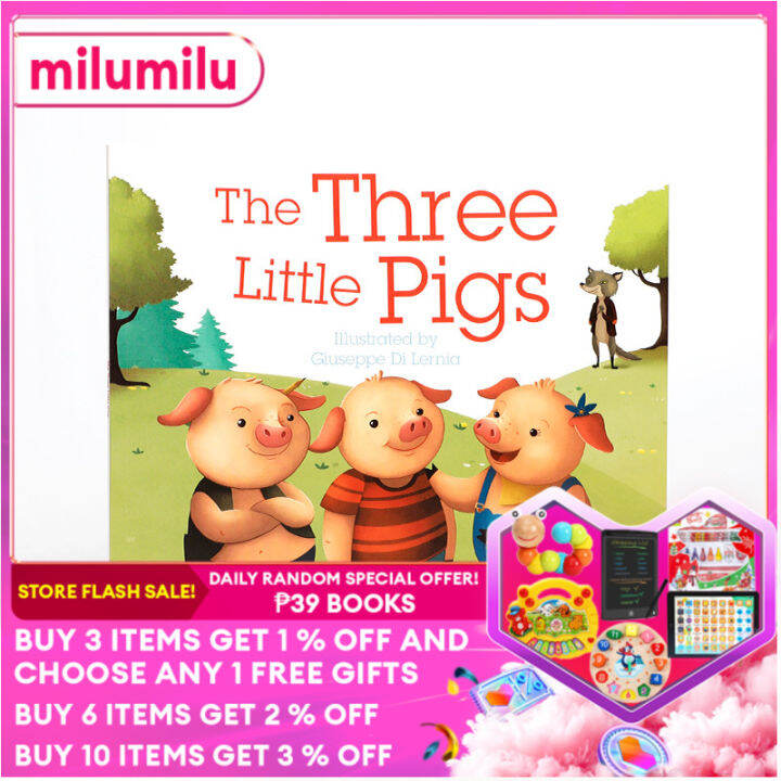 milu The Three Little Pigs Children's DK Picture Book 3 To 6 Years old ...