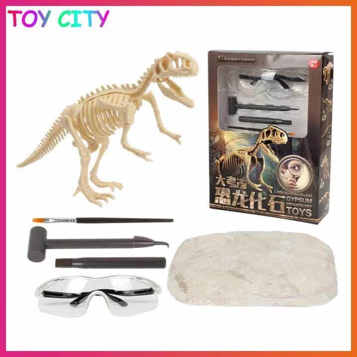 Dino Dig Kit - Jurassic Experience Discovery - Dinosaur Fossil Digging ...