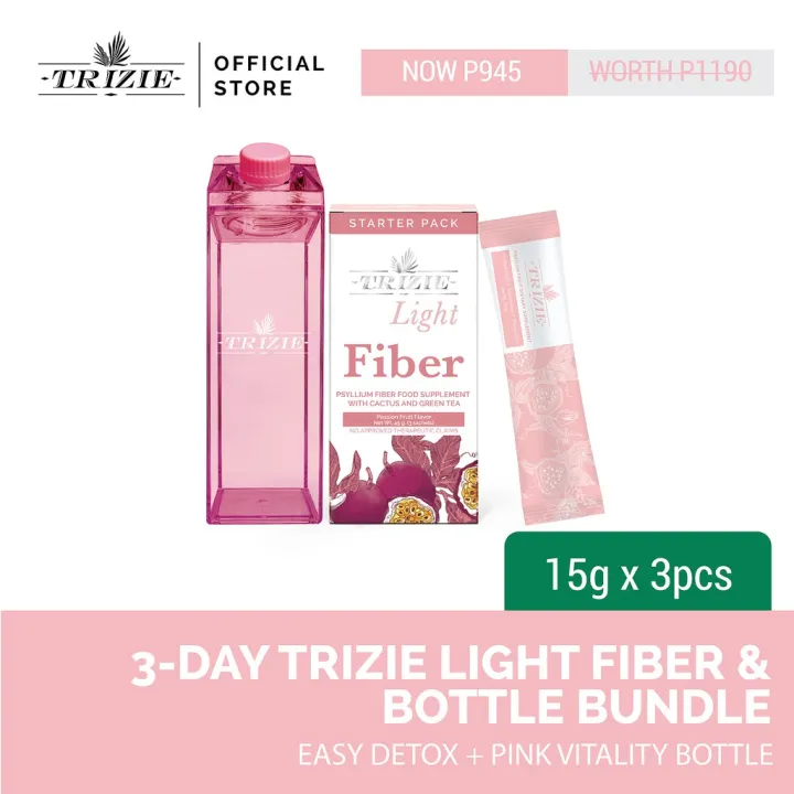 【Spot in Manila】TRIZIE Light Fiber 3 Day Sachet and Pink Vitality ...