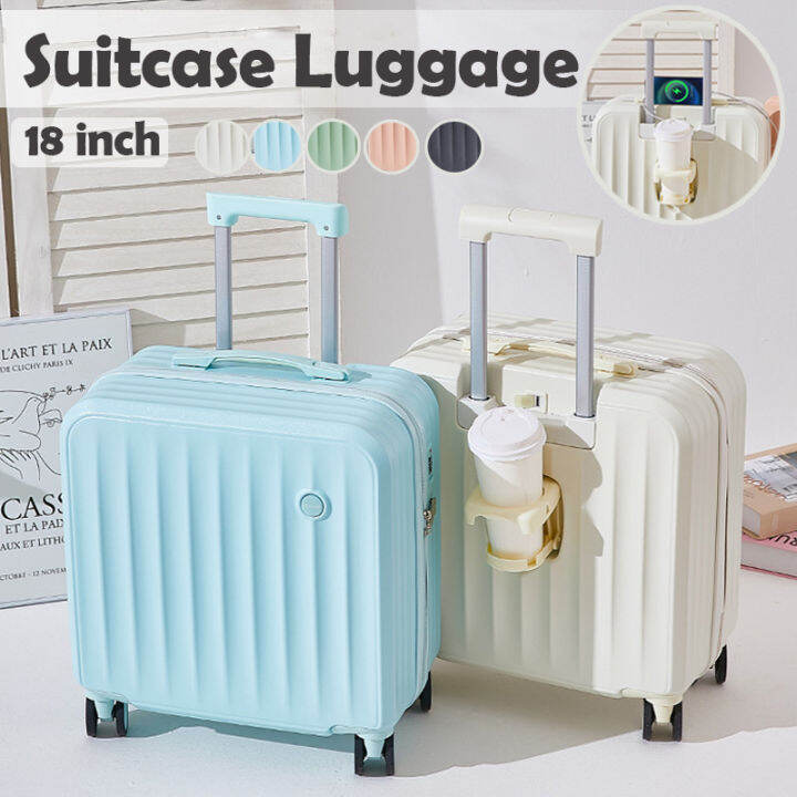 Suitcase Luggage 18 Inch Lightweight Suitcase Boarding Case Anti-wear ...