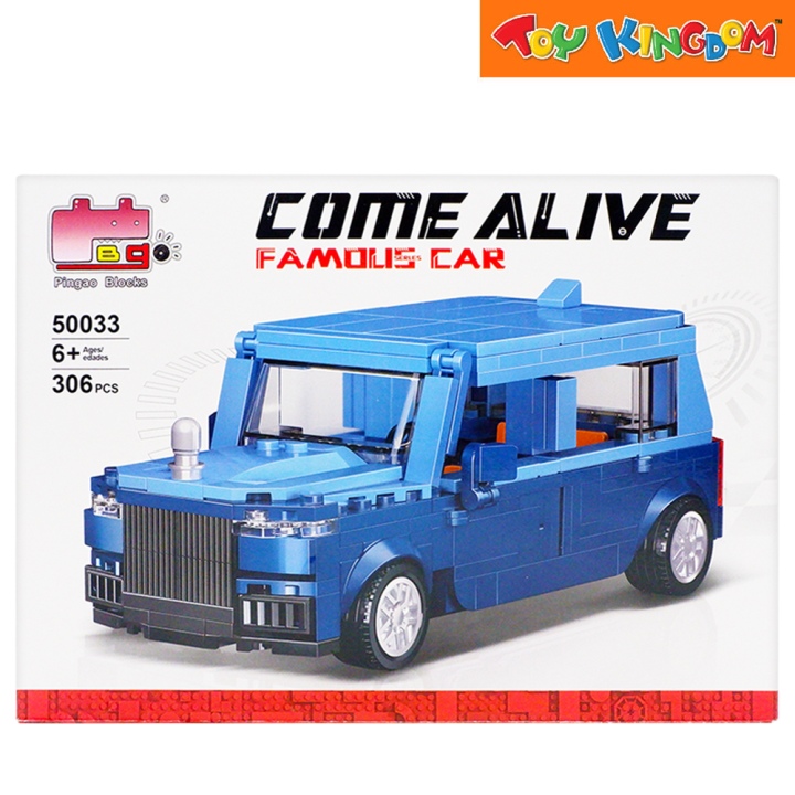 Pingao Blocks Come Alive Famous Car Blue 306 pcs Building Set | Lazada PH